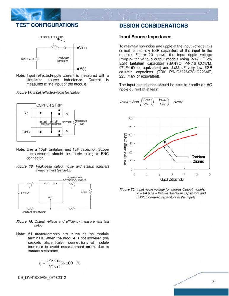 DELTA DNS10S0A0R06NFD datasheet page 6