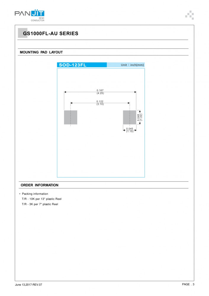PANJIT GS1000FL-AU series datasheet page 3