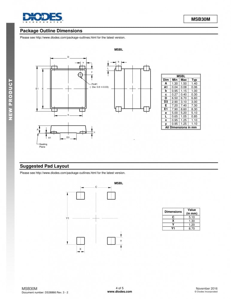 MSB30M-13 datasheet page 4