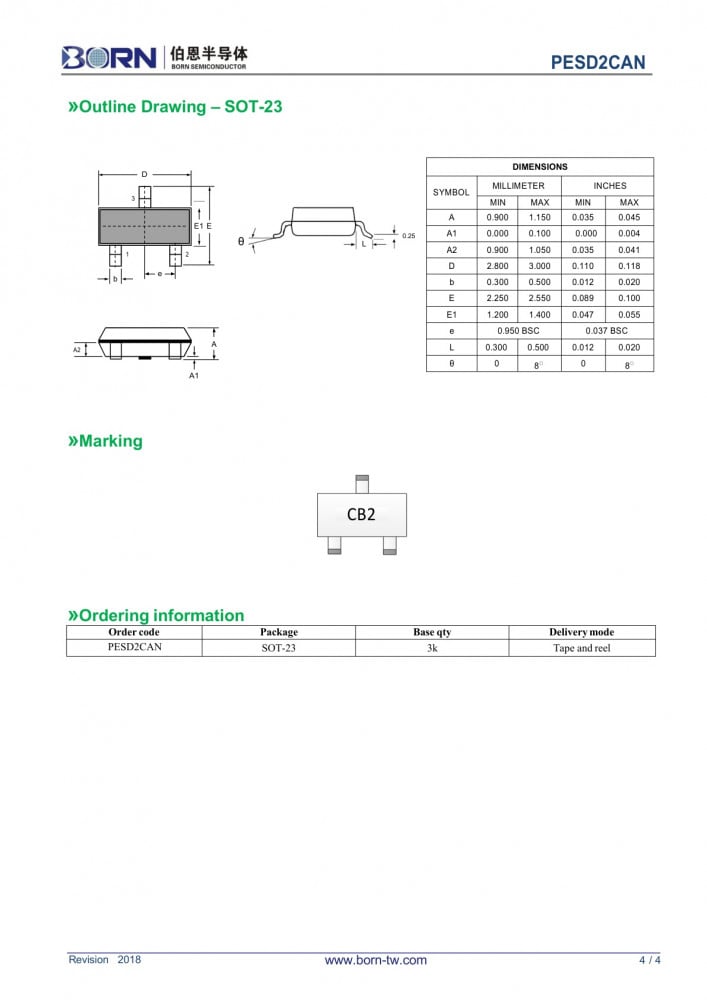 PESD2CAN datasheet page 4