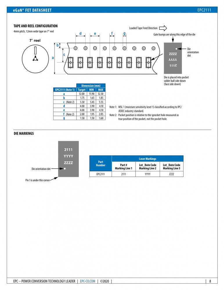 EPC2111 datasheet page 8