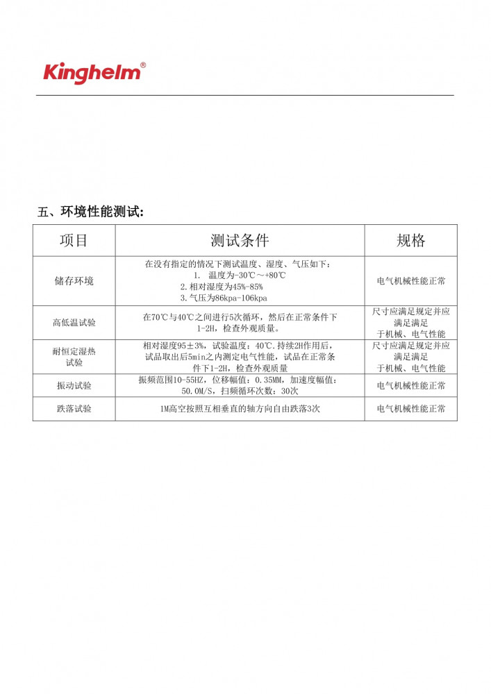 KH-4G(195)-CX-100H datasheet page 6