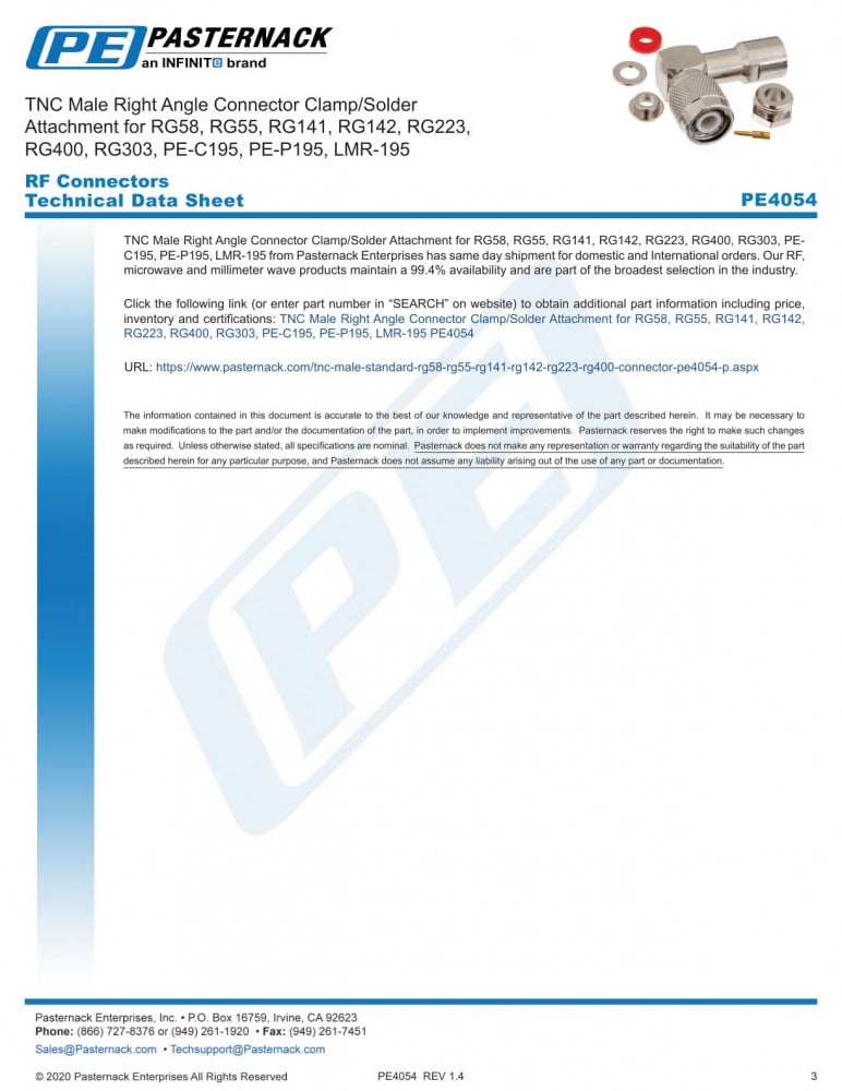 PE4054 technical document page 3