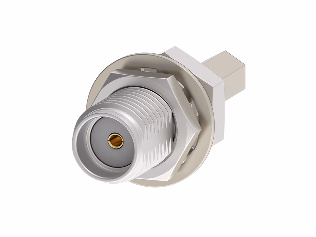 SMA Jack, Straight, 2-Hole Flange Mount, Solder, RG-405 (.086