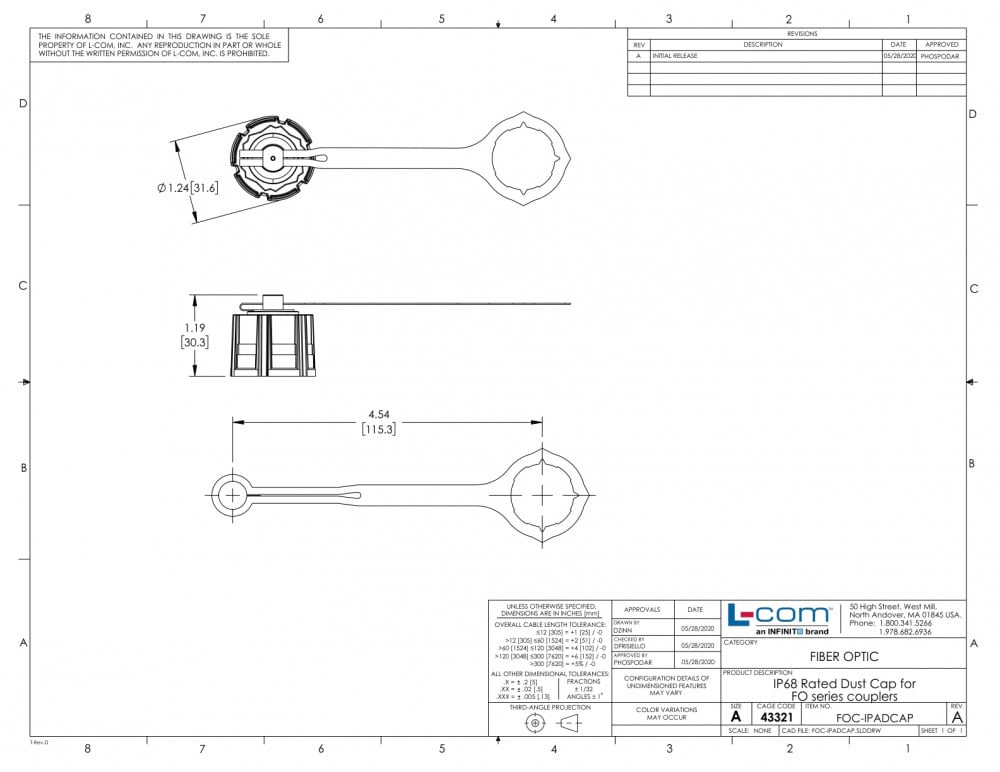 FOC-IPADCAP product documentation