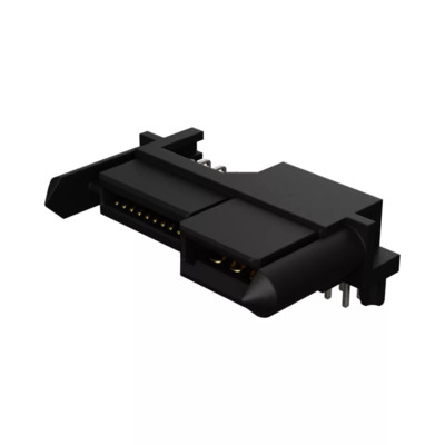 EXTreme LPHPower Receptacle Header, Right-Angle, 2 Power Contacts, 20 Signal Contacts, Select Gold (Au) Plating, for 3.18mm Thick PC Board, with Guide Posts and Press-fit Plastic Pegs for sale