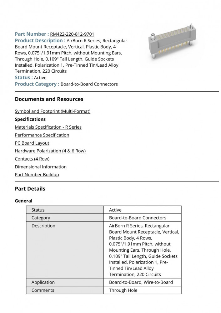 RM422-220-812-9701 technical document image 1