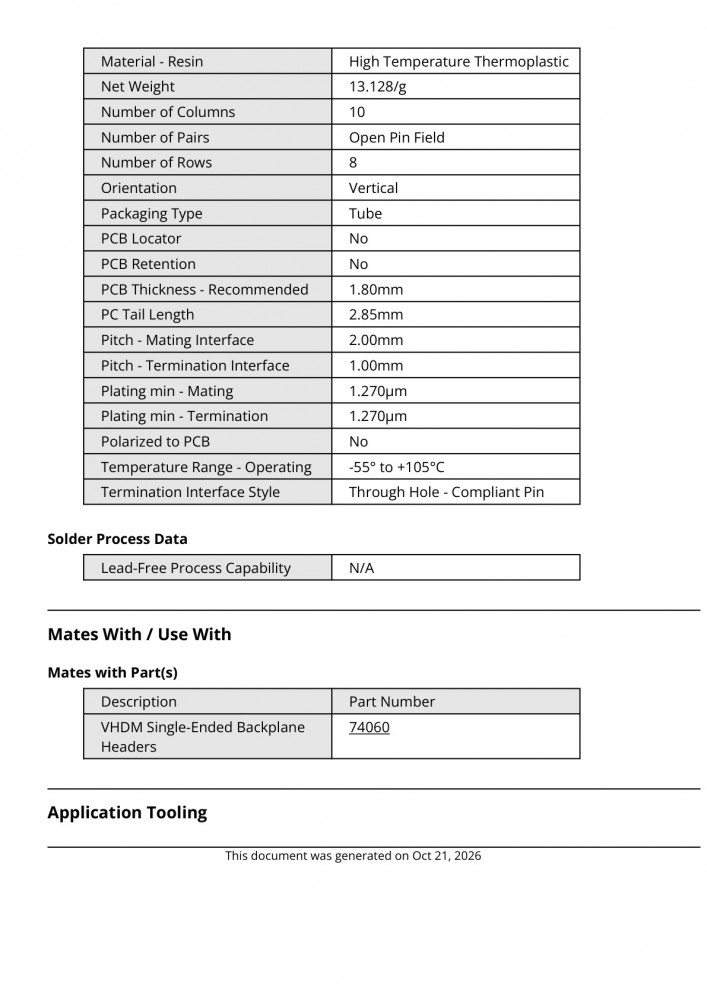 Product document image 3 for MOLEX 751171118