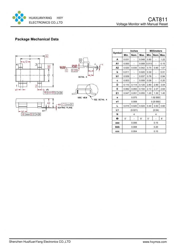 CAT811 datasheet page 4