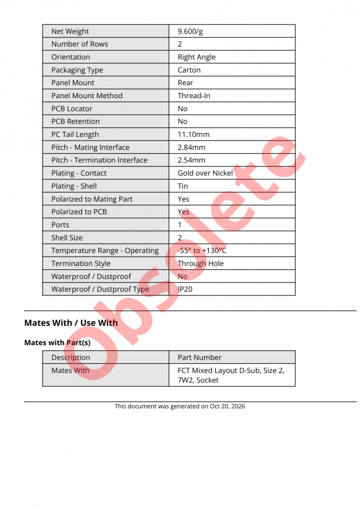 MOLEX 1731071129 technical document preview, page 3