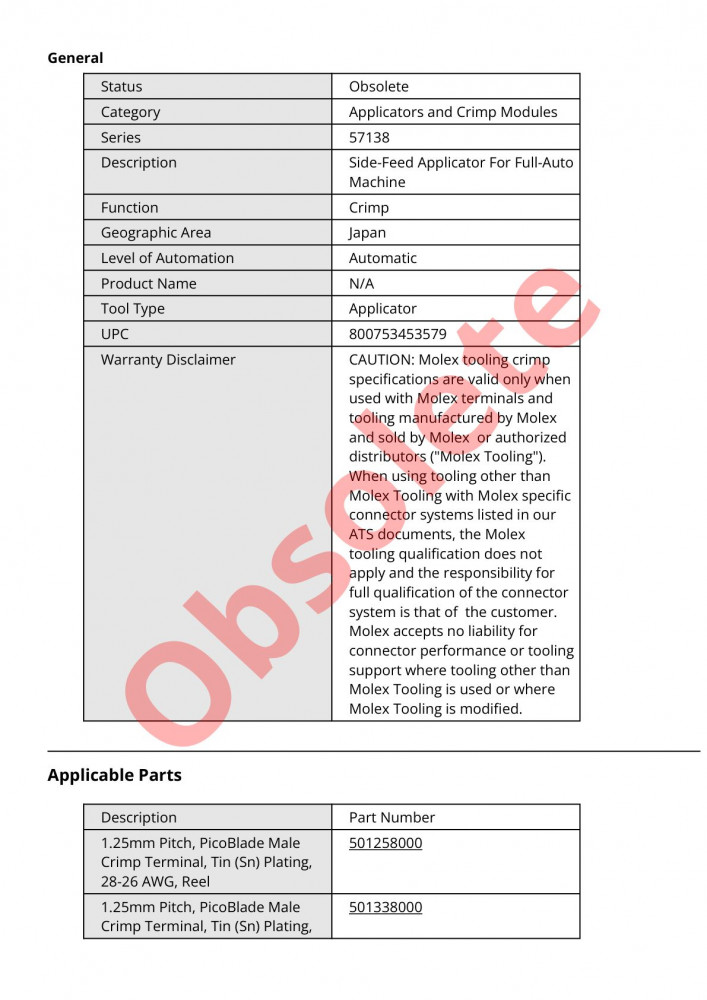 MOLEX 571383200 technical document image 2