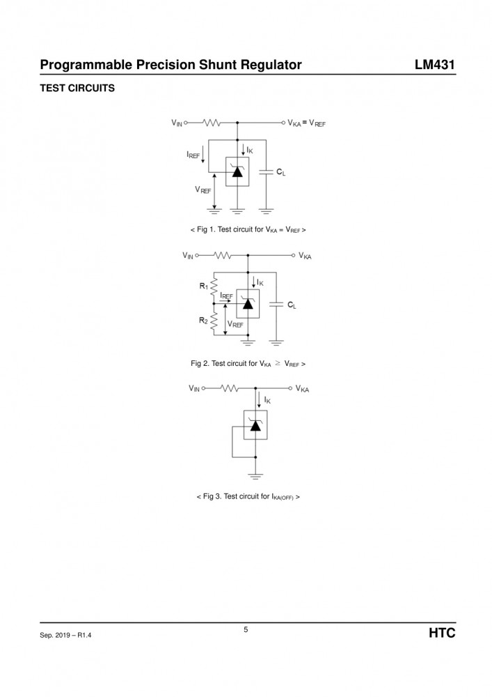 LM431ASF technical document page 5