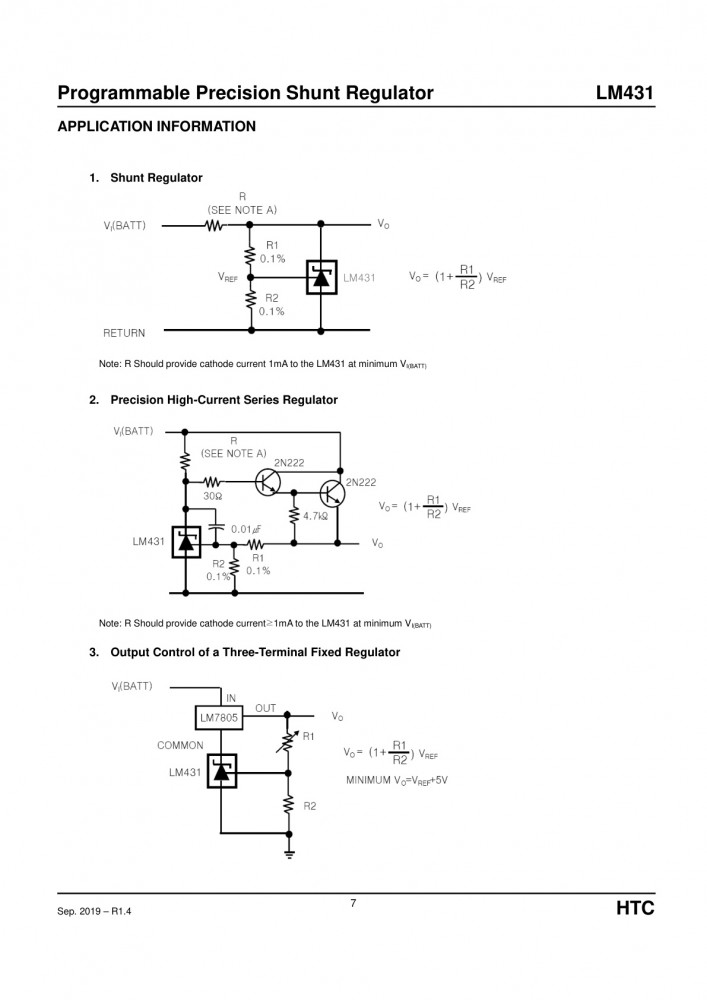 LM431ASF technical document page 7