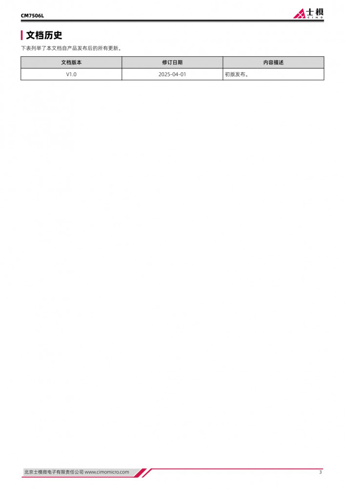 CM7506L datasheet page 3