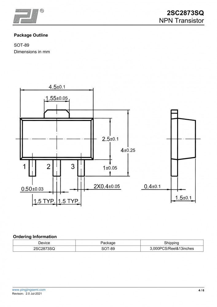 2SC2873SQ-Y datasheet page 4