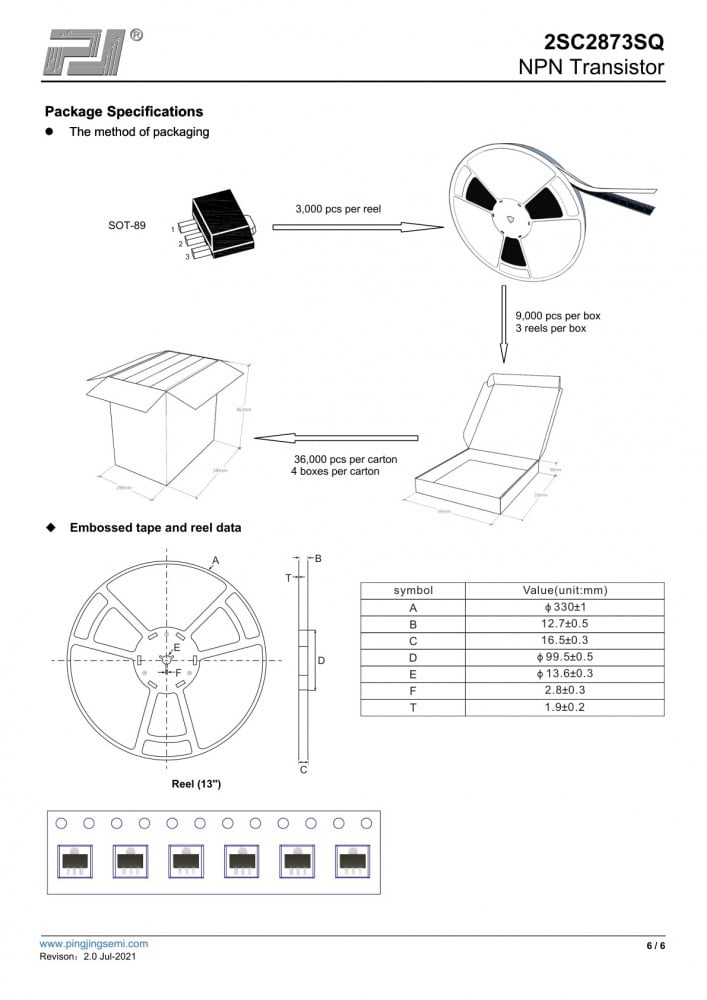 2SC2873SQ-Y datasheet page 6