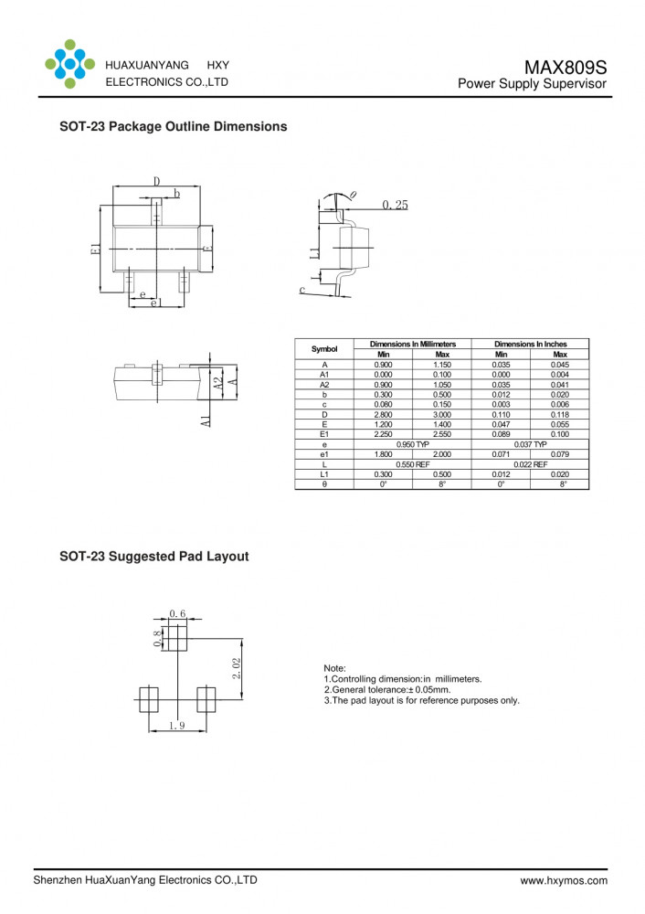 MAX809S-HXY datasheet page 4