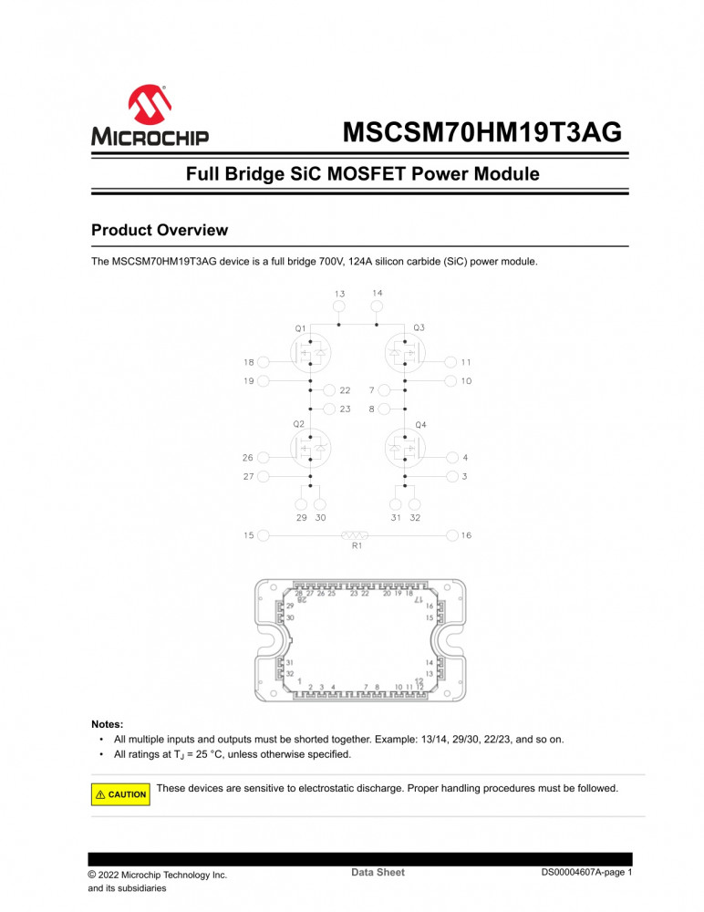 MSCSM70HM19T3AG document page 1
