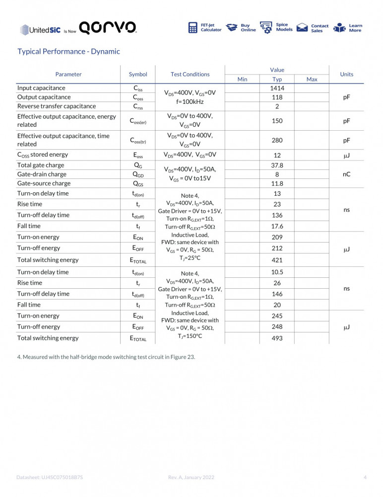 UJ4SC075018B7S datasheet page 4