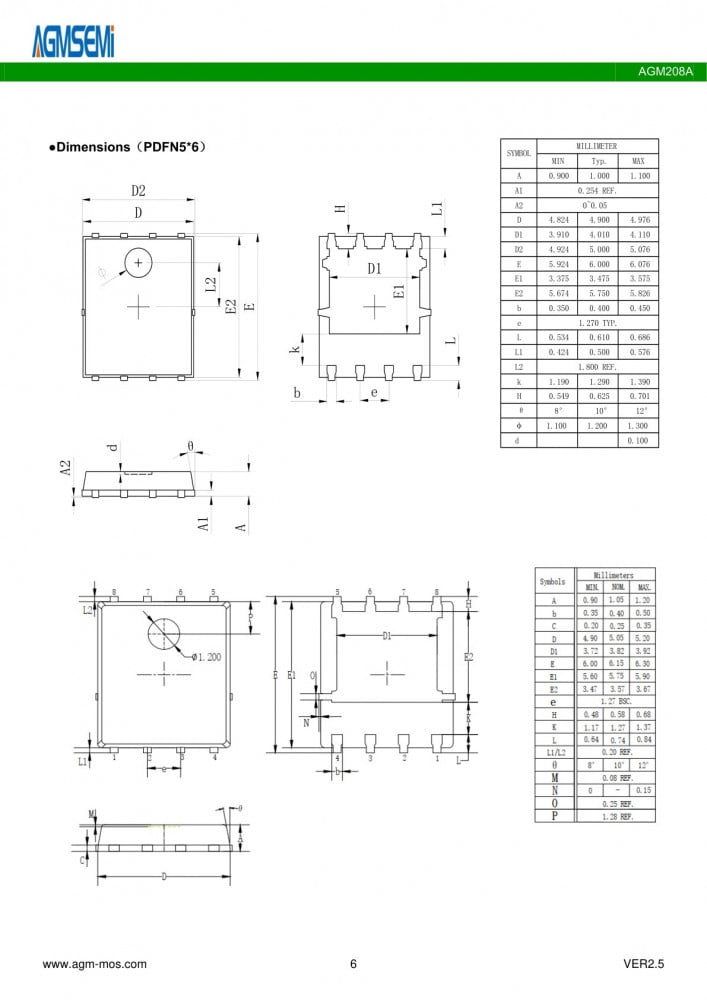 AGM208A datasheet page 6