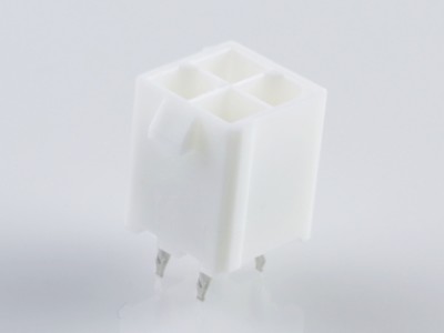 Mini-Fit Plus Header, Dual Row, Vertical, 4 Circuits, without Snap-in Plastic Peg PCB Lock, Nylon 6/6, UL 94V-0, Tin (Sn) Plating for sale