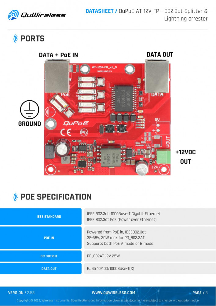AT-12V-FP product documentation page 3