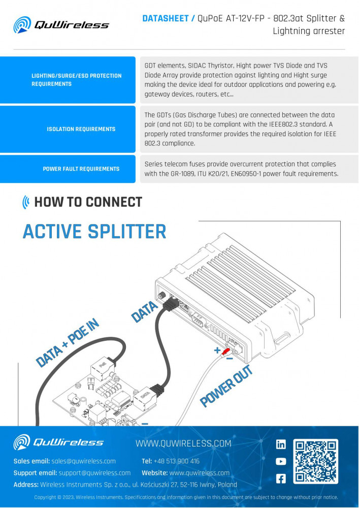 AT-12V-FP product documentation page 5
