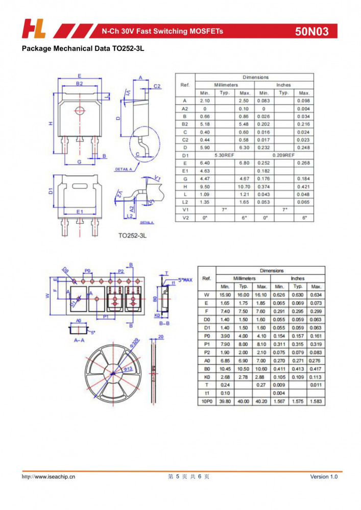 HL 50N03 datasheet page 5