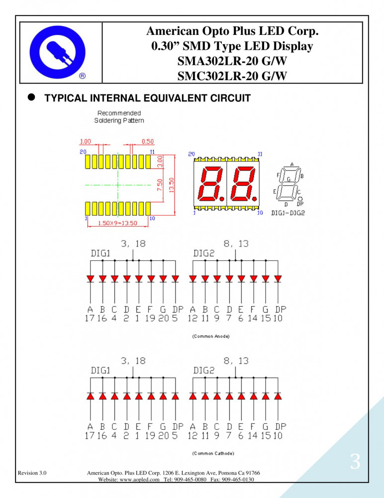 SMC302LR-20 datasheet page 3