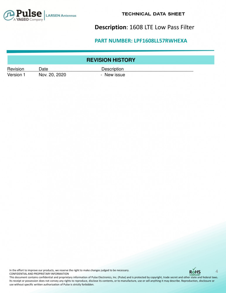 LPF1608LL57RWHEXA technical document page 4