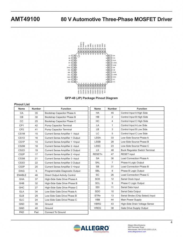 AMT49100 datasheet page 4