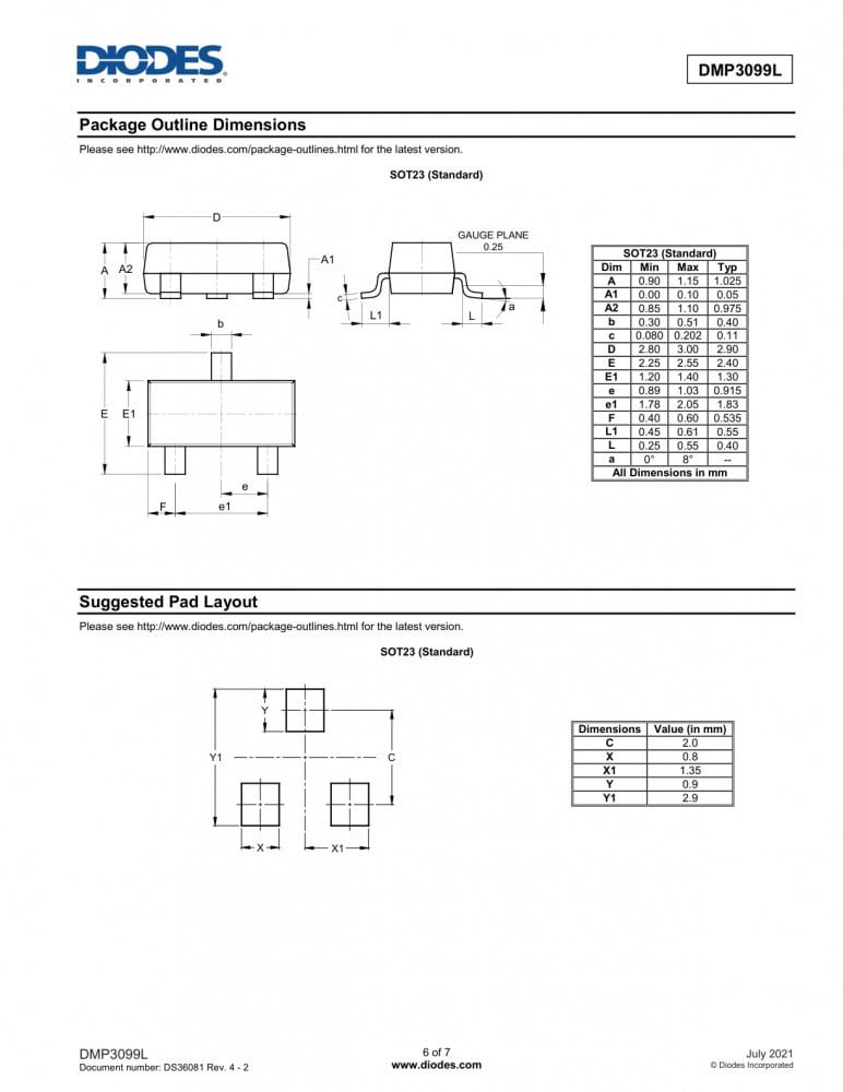 DMP3099L-13 datasheet page 6