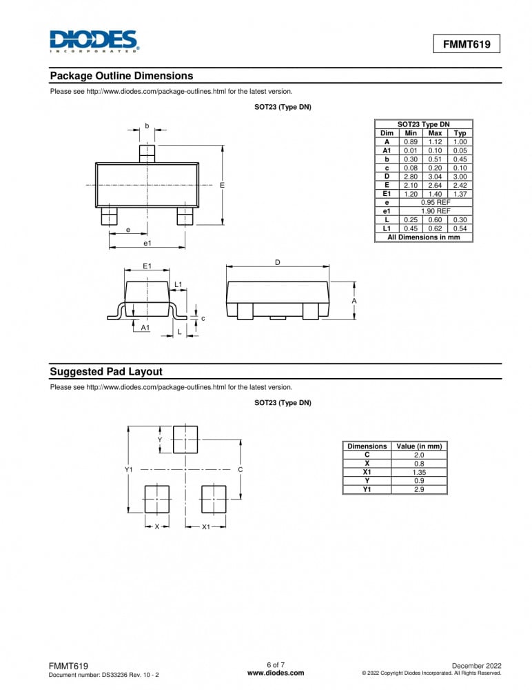 FMMT619TA datasheet page 6