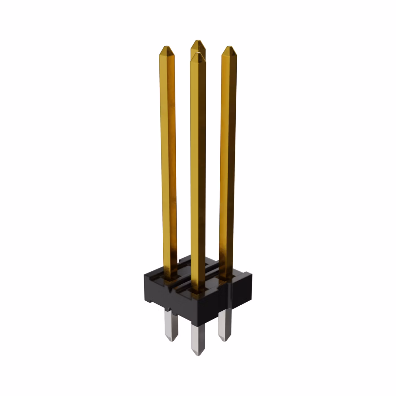 2.00mm Pitch Milli-Grid Header, Vertical, Through Hole, 4 Circuits, 0.76µm Gold (Au) Plating, Mating Pin Length 11.50mm, Tail Length 2.50mm, Tray, Lead-Free for sale