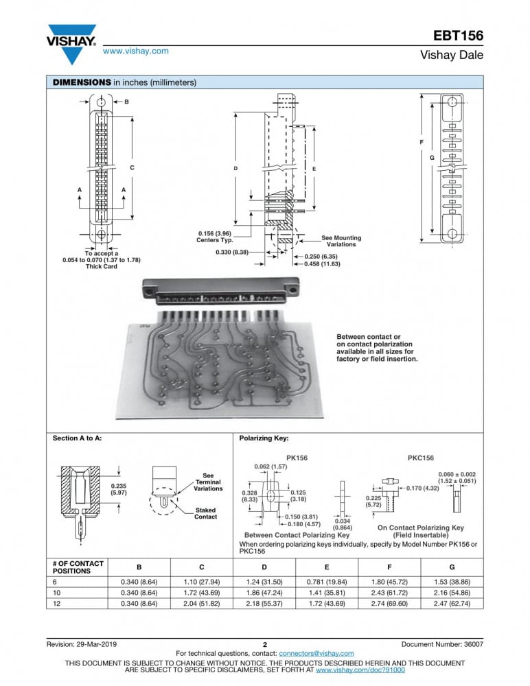 EBT156 technical document page 2