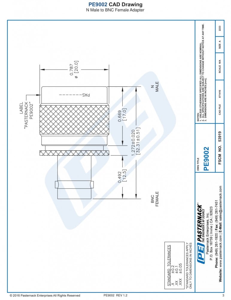 PE9002 technical document page 3