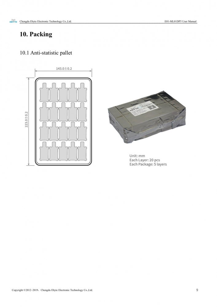 E01-ML01DP5 datasheet page 10