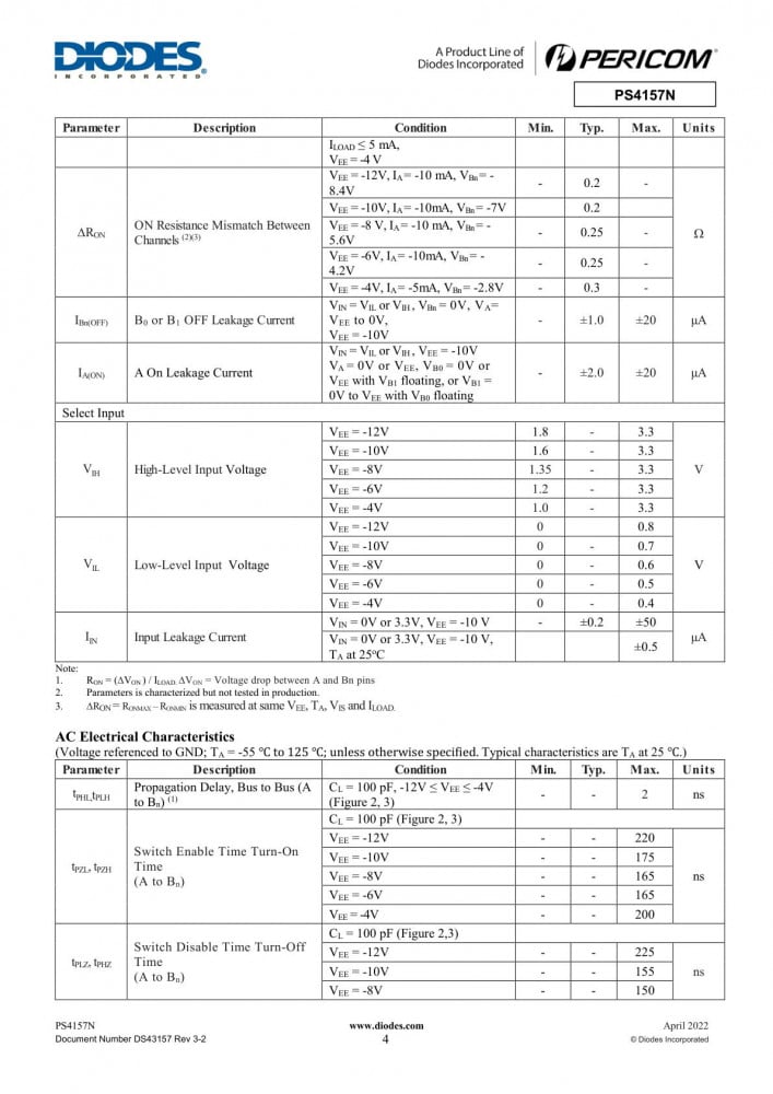 PS4157NCEX datasheet page 4