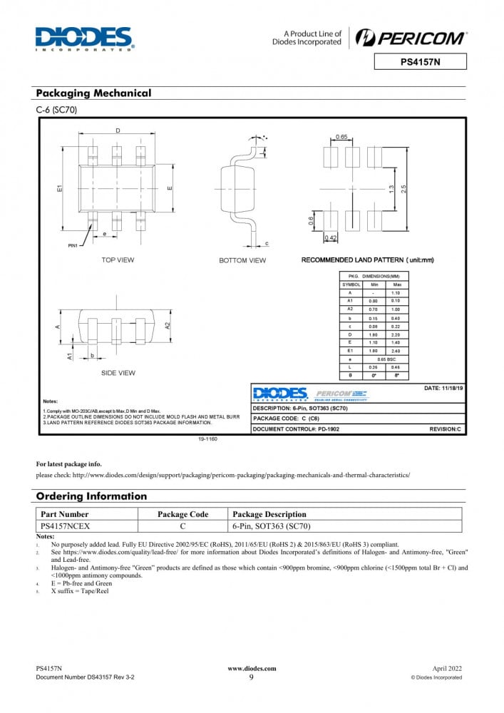 PS4157NCEX datasheet page 9