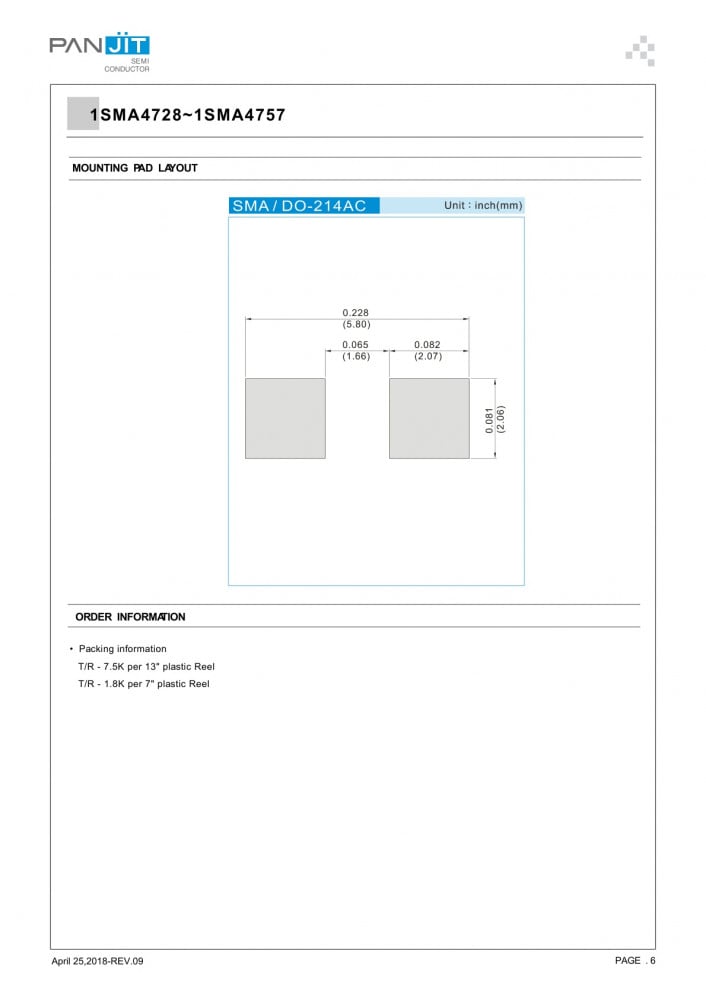 PANJIT 1SMA4733 datasheet page 6