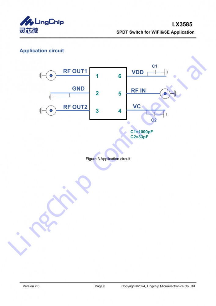 LX3585 datasheet page 6