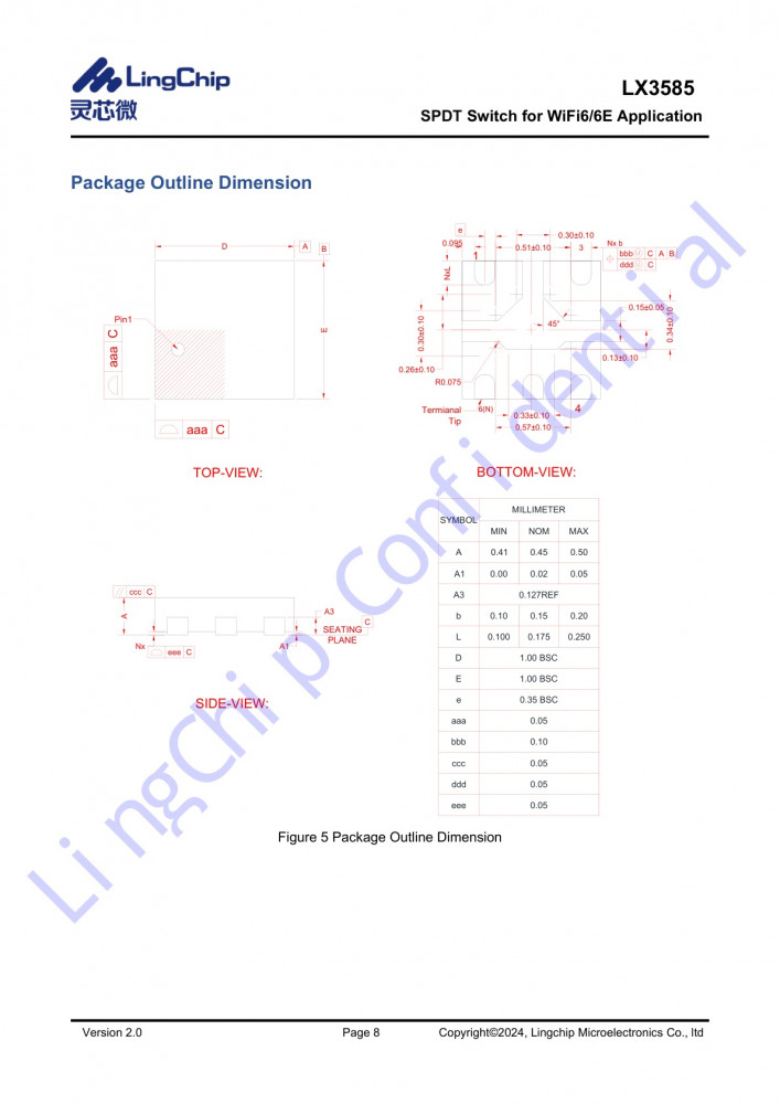 LX3585 datasheet page 8