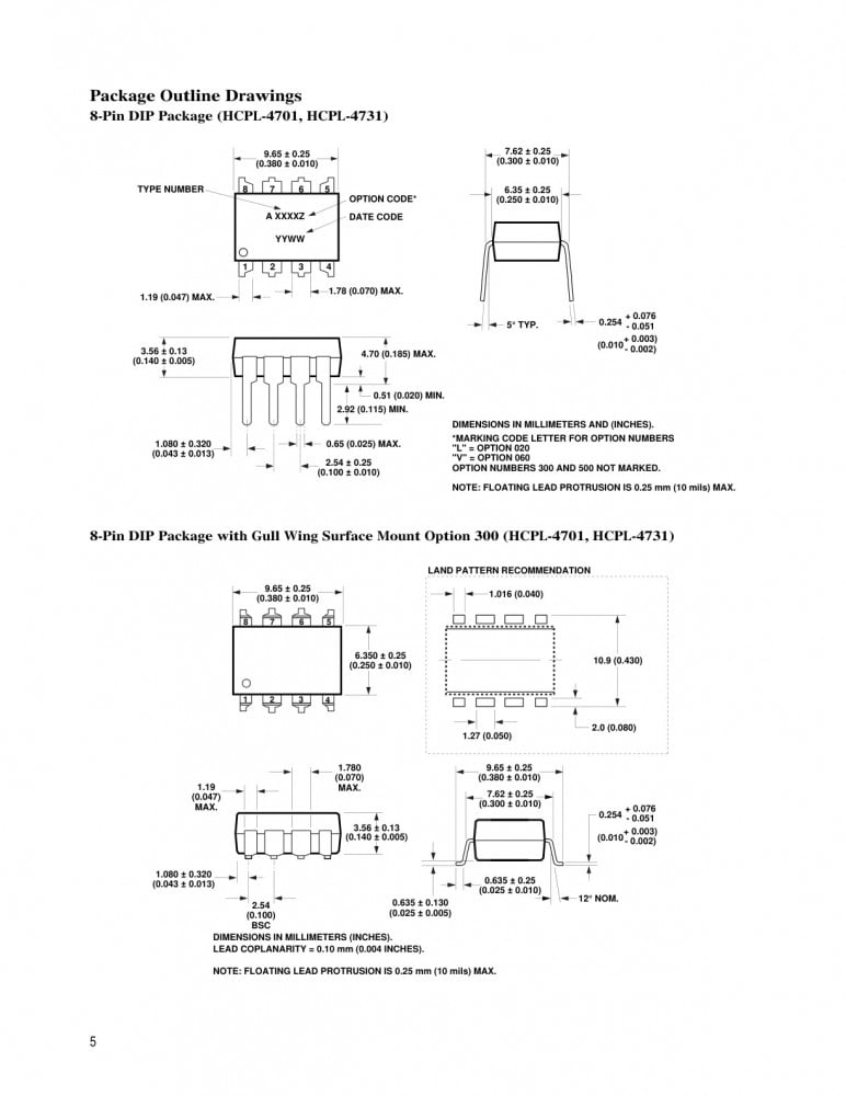 HCPL-4701 datasheet page 5