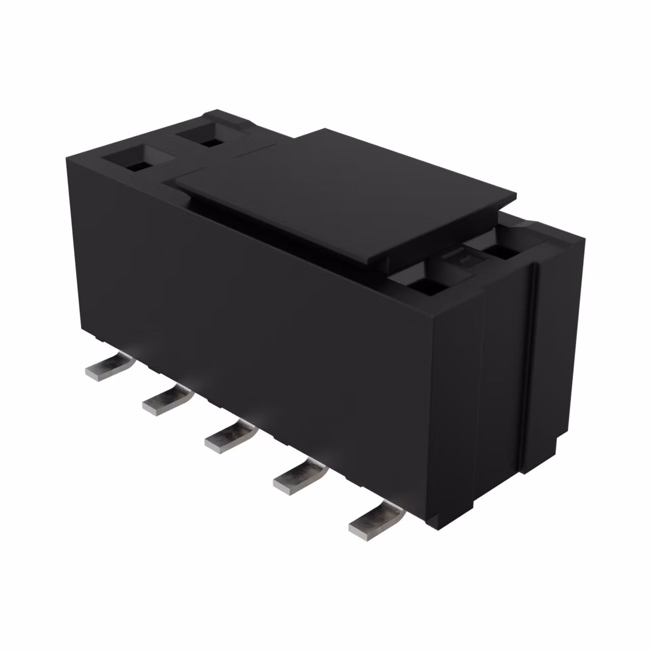 Milli-Grid Vertical Receptacle, 2.00mm Pitch, Dual Row, Surface Mount, Top/Bottom Entry, with Cap, Tube, 0.75µm Gold (Au) Plating, 10 Circuits, Lead-Free for sale