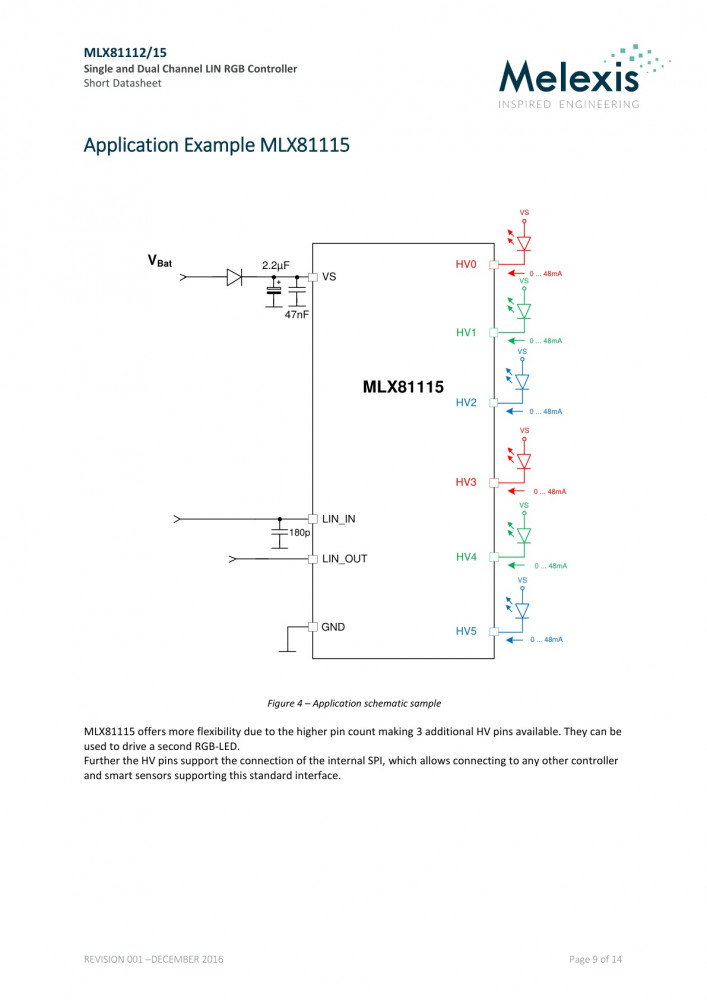 MLX81112 datasheet page 9