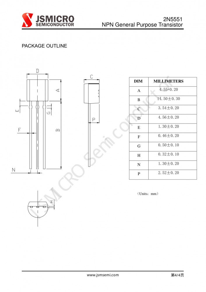 2N5551 datasheet page 4