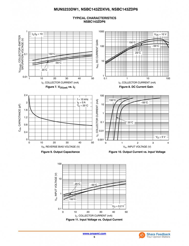 MUN5233DW1T1G datasheet page 5