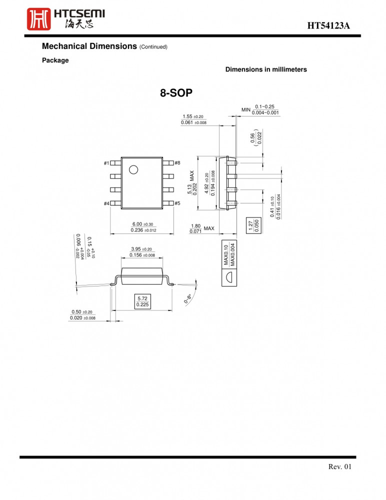 HT54123ARZ datasheet page 10