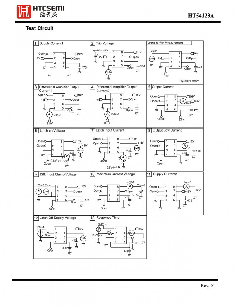 HT54123ARZ datasheet page 3