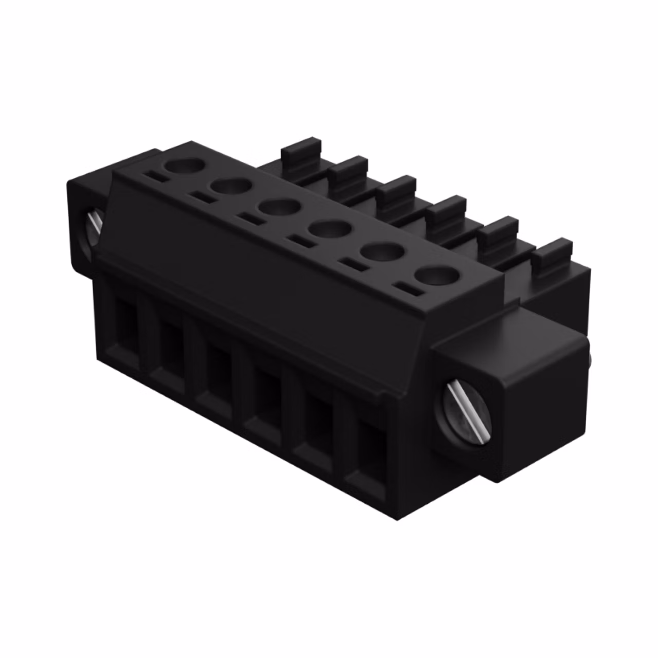 3.81mm Pitch Eurostyle Horizontal Plug, with Retention Screws, 6 Circuits for sale